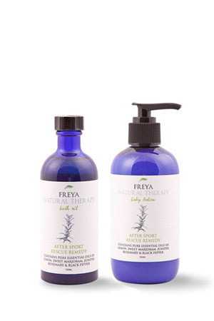 After Sport Bath Oil and Body Lotion Gift Set | Freya Natural Therapy